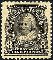 First U.S. Postage Stamps: Benjamin Franklin, George Washington, and ...