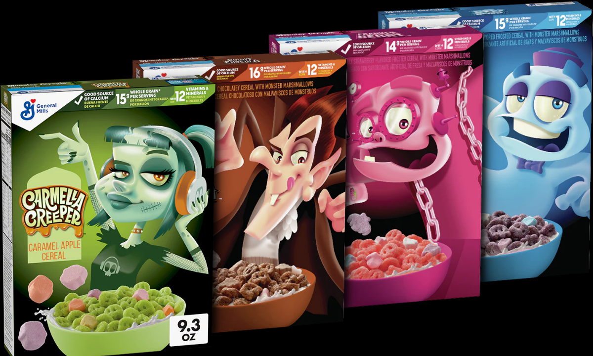 A History of Monster Cereals: From Count Chocula to Carmella Creeper ...