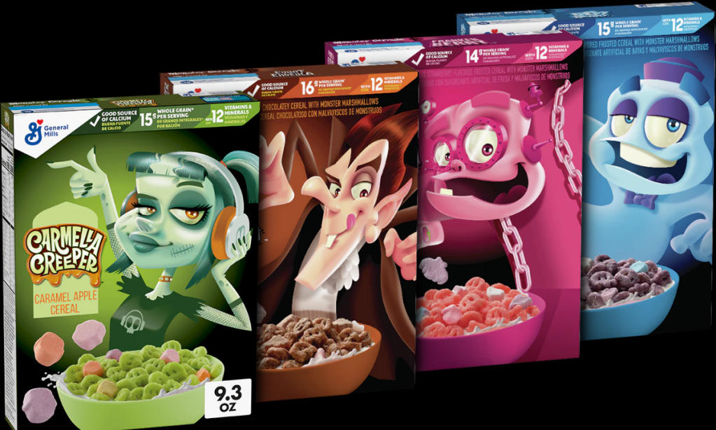 A History of Monster Cereals: From Count Chocula to Carmella Creeper ...